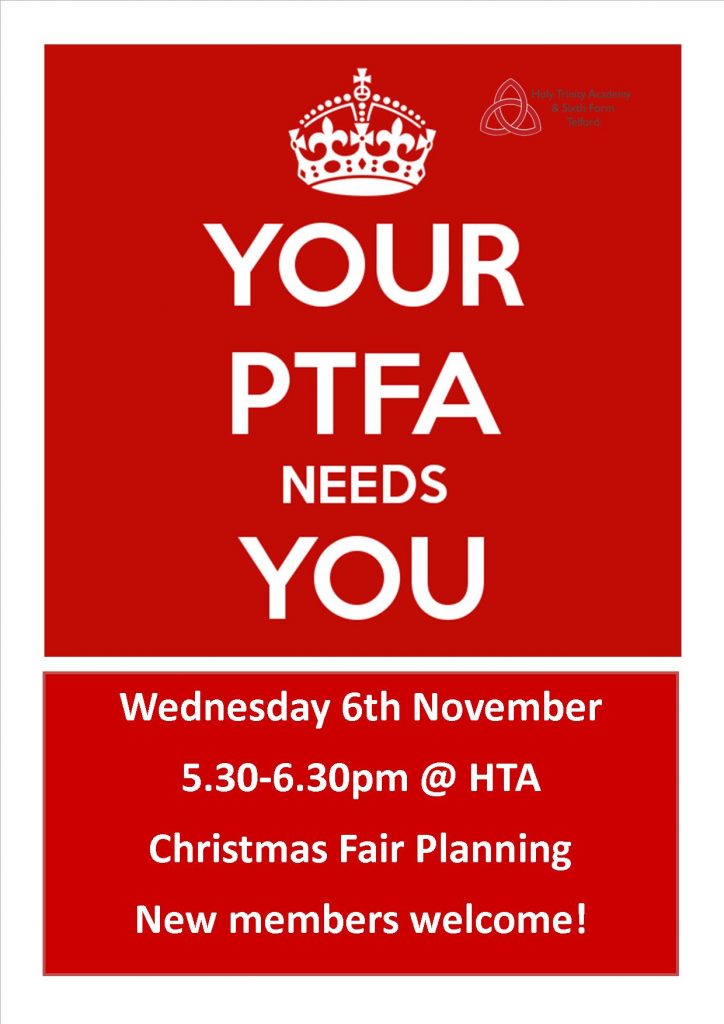 PTFA-Poster | Holy Trinity Academy
